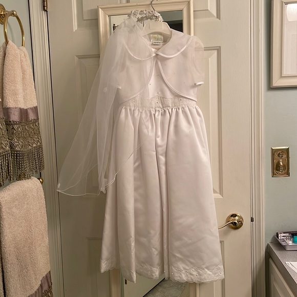 Pure Collection | Dresses | Girls First Holy Communion Dress T Length ...